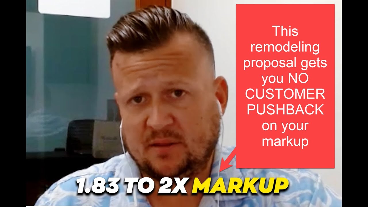 This CLEVER Construction Proposal Earns 2x markups & zero client ...