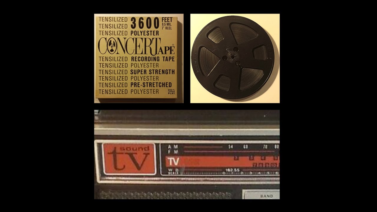 Reel To Reel Recording (long) Delaware Television TV-Band VHF UHF Radio ...