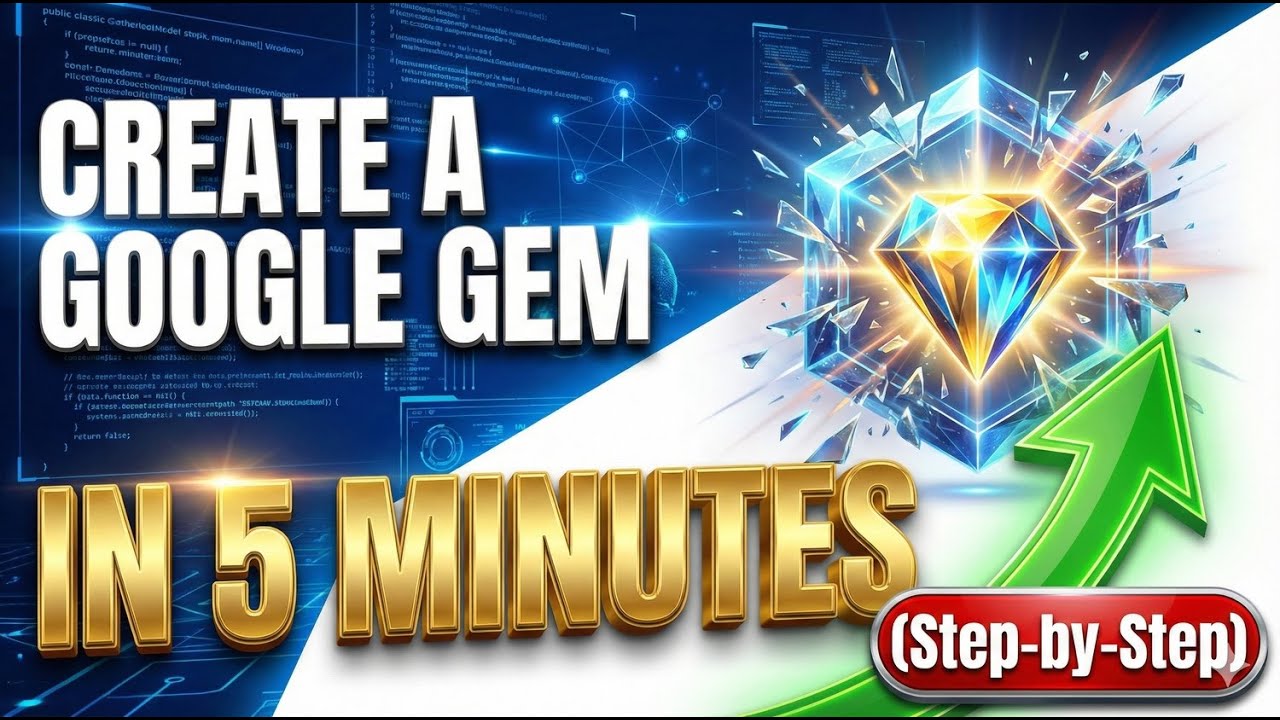 Create a Google Gem in 5 Minutes (Step-by-Step) - YouTube