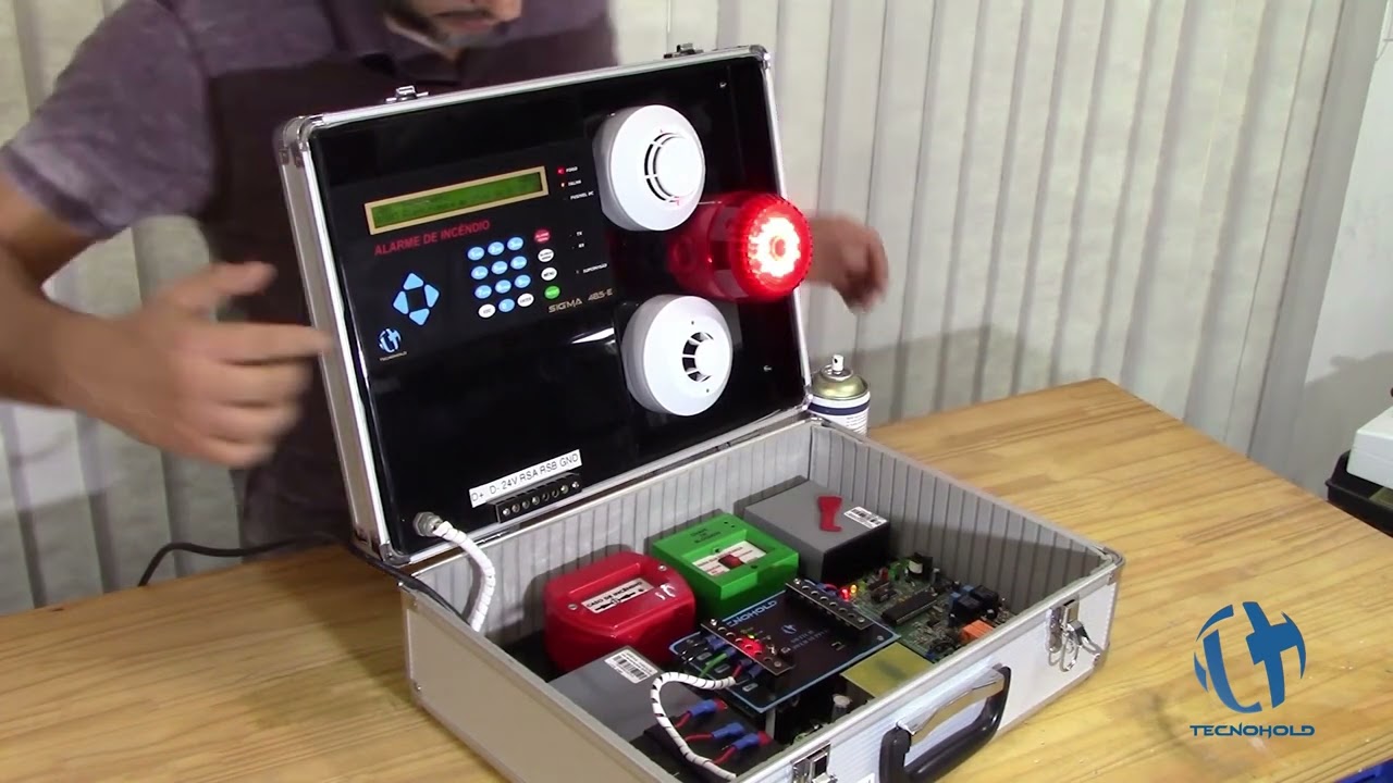 Conheça a central de alarme de Incêndio Analógica Tecnohold - YouTube