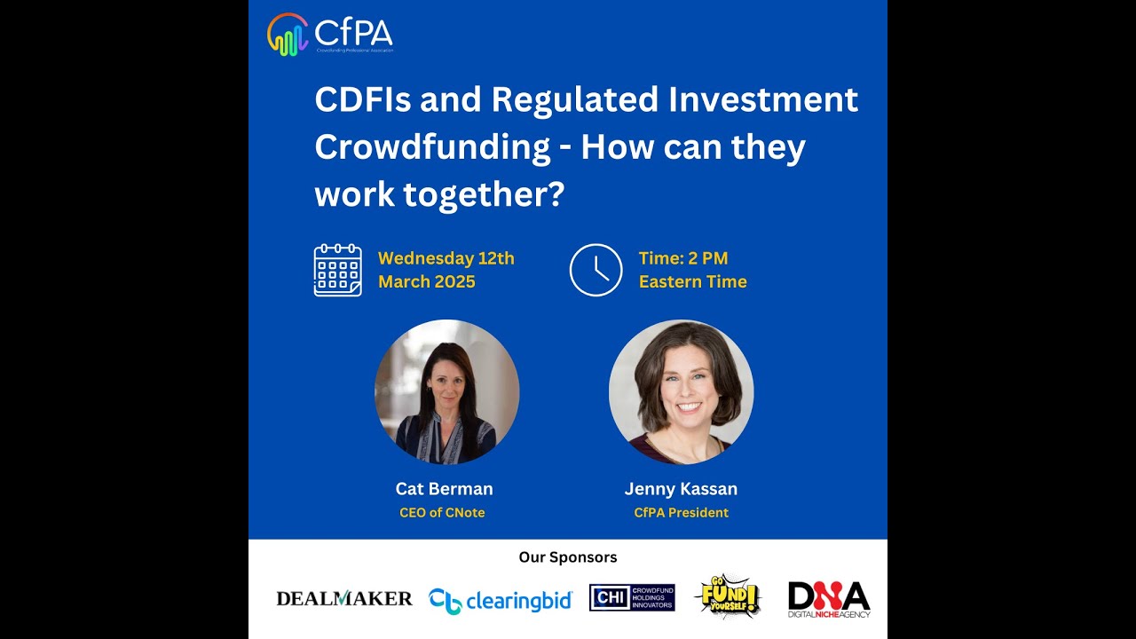 CDFIs and Regulated Investment Crowdfunding - How can they work ...