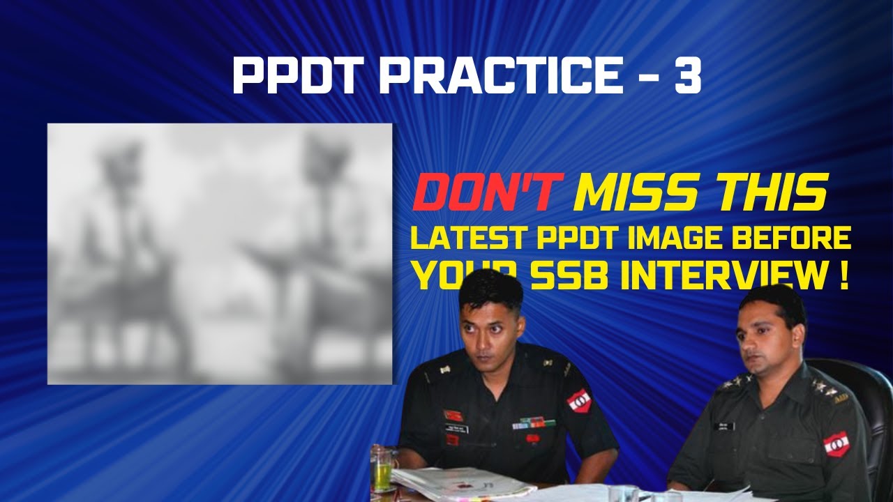 [Latest-2023] SSB PPDT Practice Test - 3 | SSB Interview 2023 | Most ...