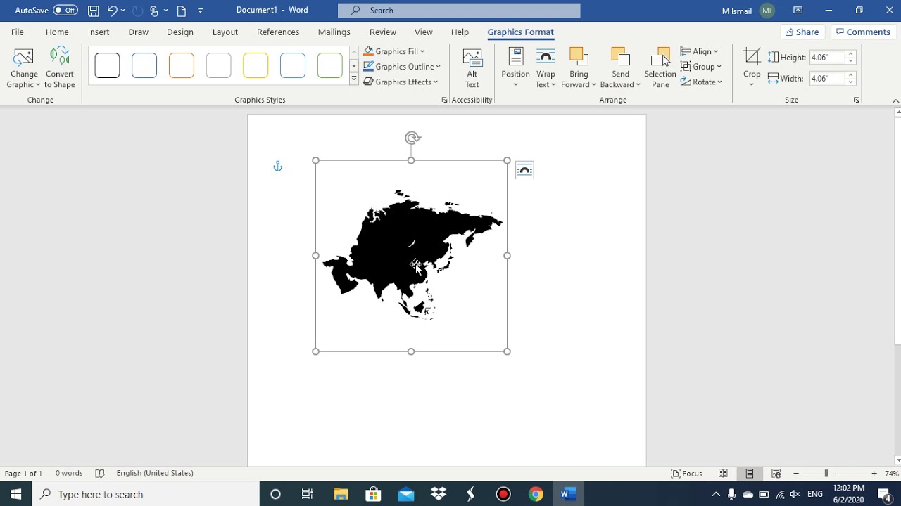 Graphics Format tab and Alt Text in Word - YouTube