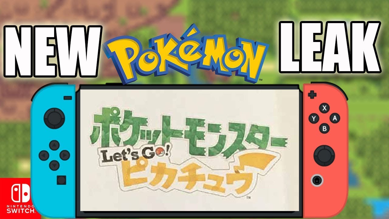 NEW Switch Pokemon Let's Go Pikachu & Pokemon Let's Go Eevee Versions ...