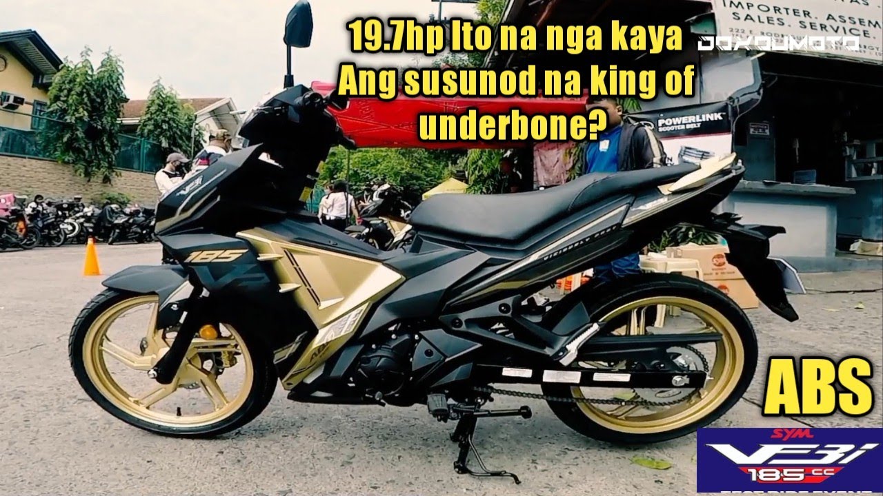 SYM VF3i Version 3 | Matte black and gold | Finally andito na nga sa ...