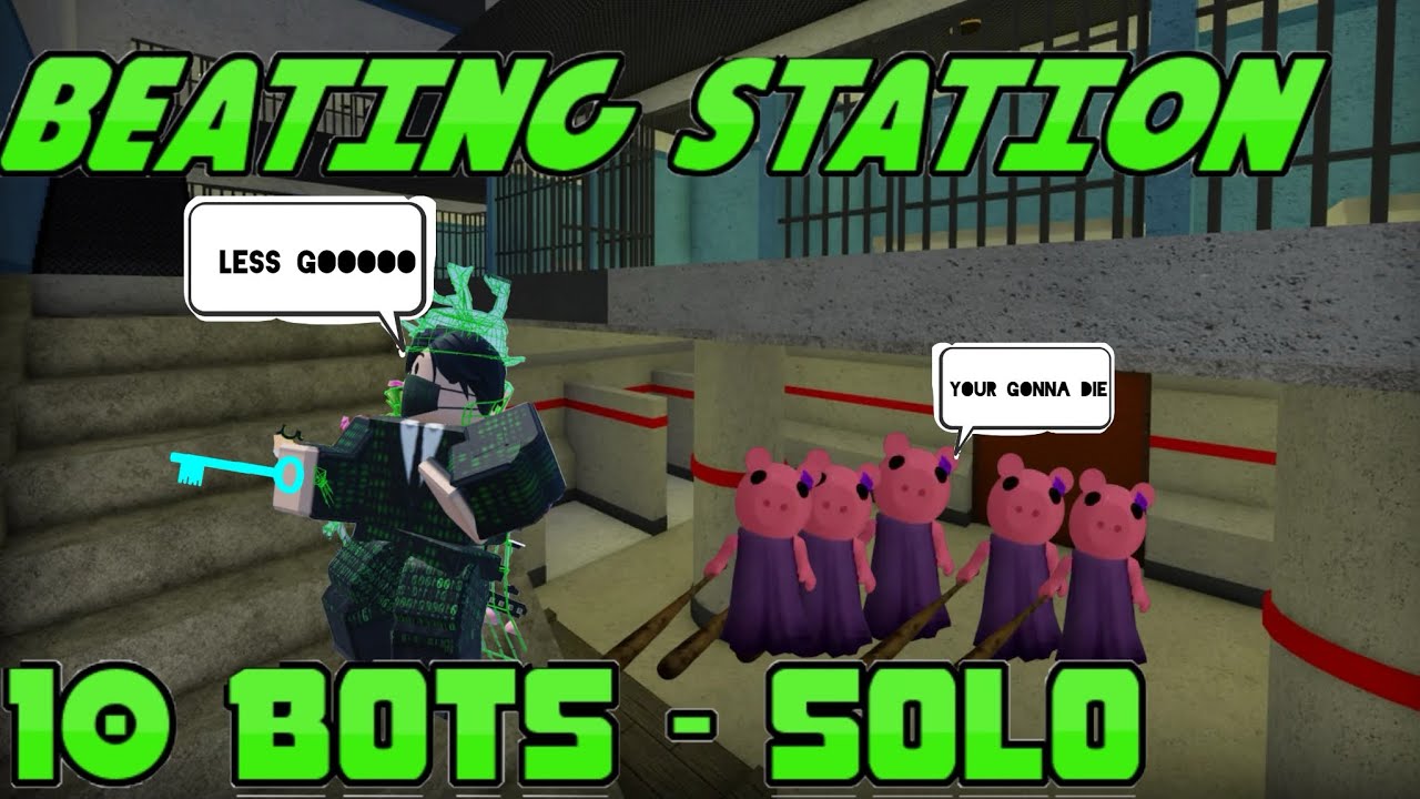 so i beat STATION SOLO with 10 BOTS on ROBLOX PIGGY… - YouTube