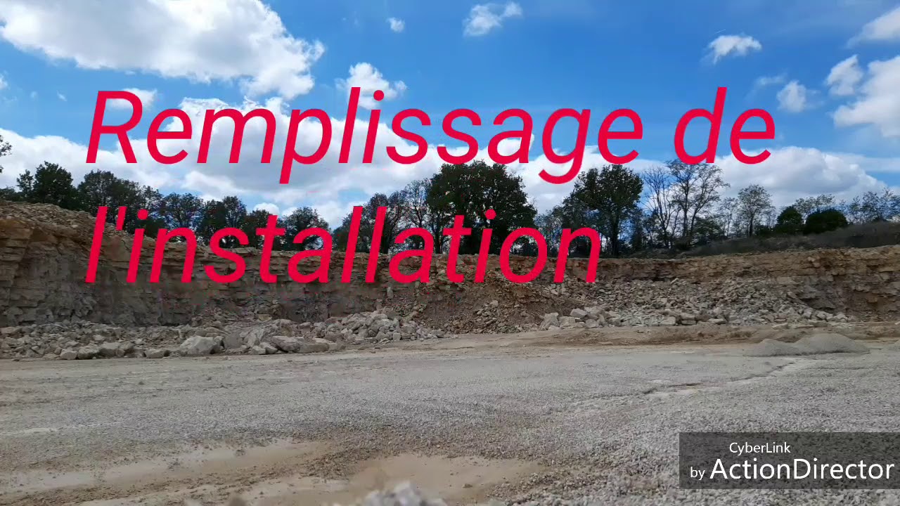 Remplissage de l'installation - YouTube