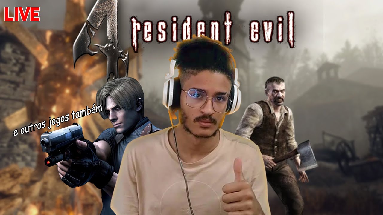 Jogando Dark Souls 1 / Resident Evil 4 / IRL - YouTube