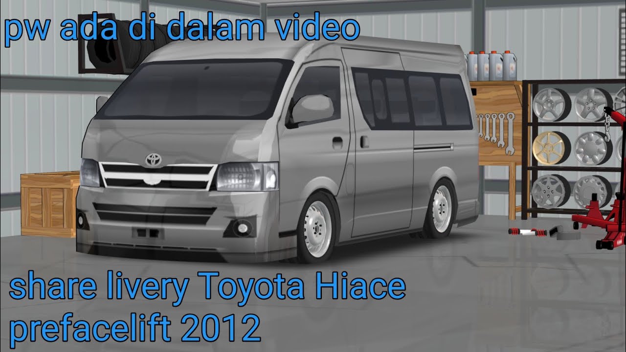 share livery Toyota Hiace prefacelift 2012 v1 fr legends livery - YouTube