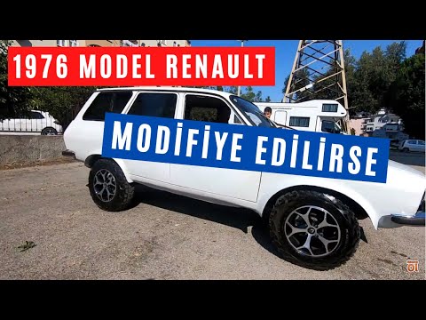 Modifiye sonrası 1976 Model Renault 12 Muhteşem olmuş.