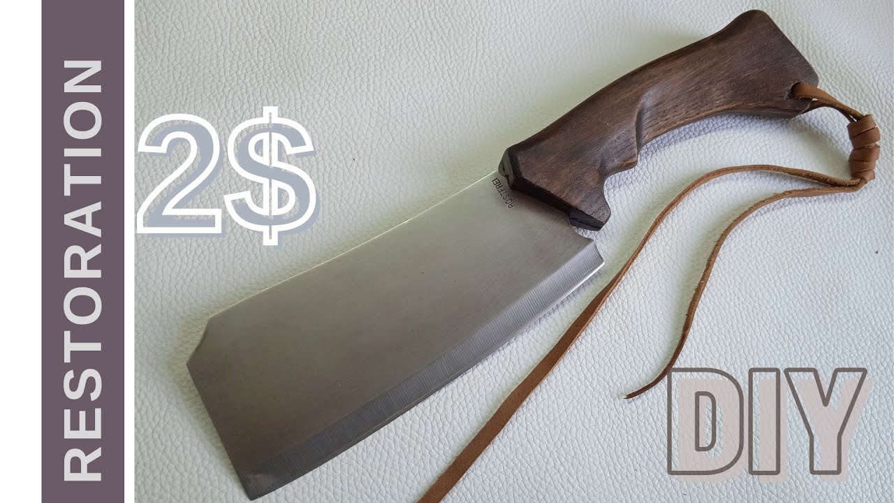 Cleaver Butcher Restoration. - YouTube