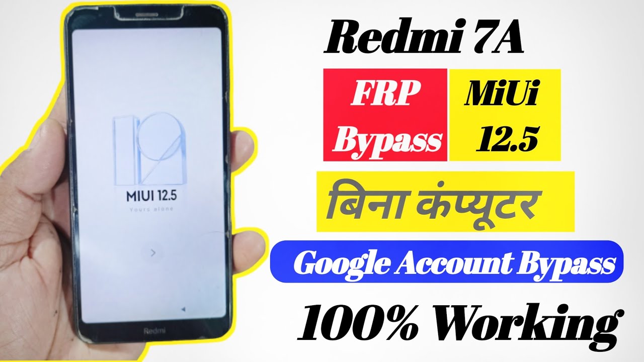 Mi 7A Youtube Update Frp Bypass without pc google account bypass new ...