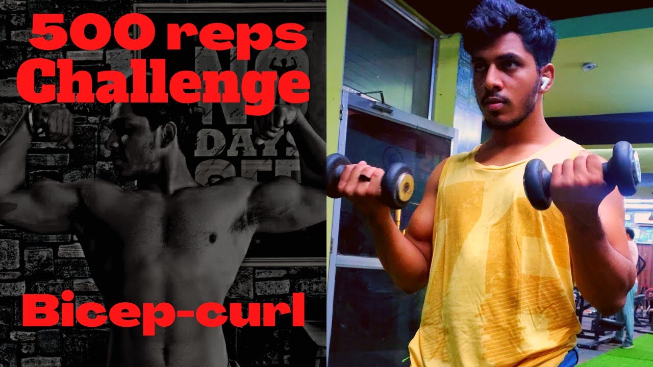 500 REPS CHALLENGE || BICEP CURLS || FITTHEUNFIT - YouTube