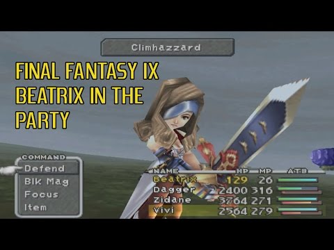 Final Fantasy IX Beatrix in the party Demonstration (Disc 4) - YouTube