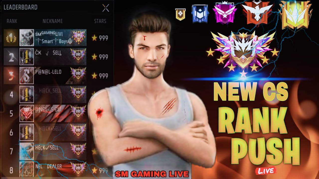 [Live] NEW SEASON CS RANK PUSH IN FREE FIRE MAX🔥#freefirelive# ...
