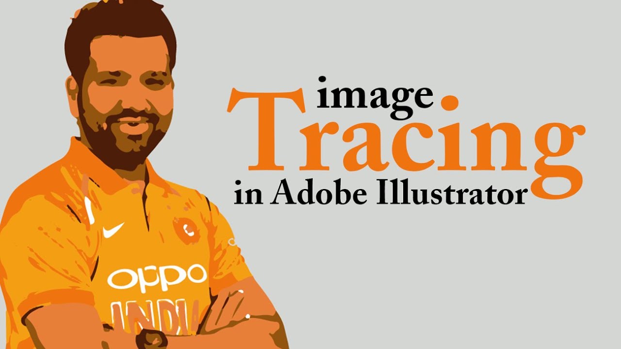 Image Tracing in Adobe Illustrator cc | Sports Poster Design 2020 with ...