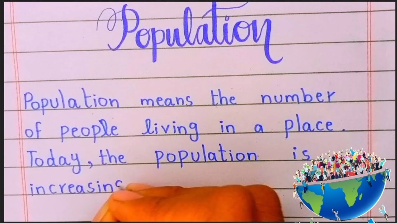 Population Essay in English | Paragraph on population | population ...