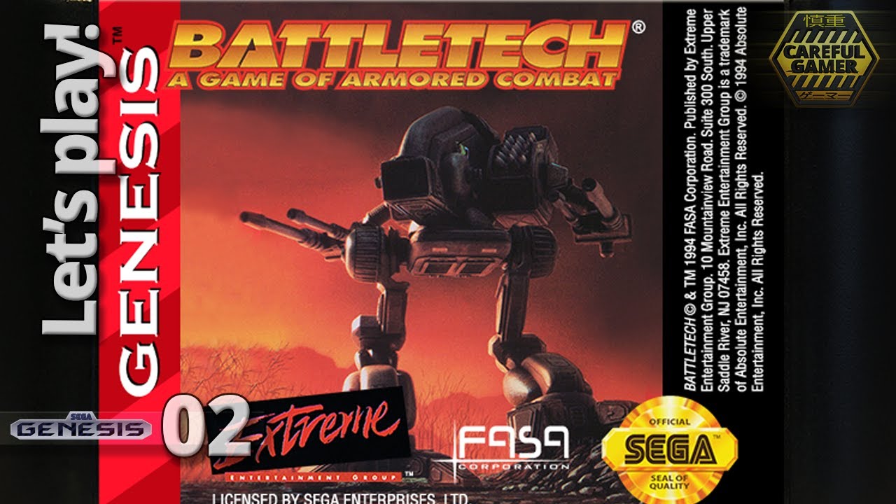 Careful Gamer - Battletech - Stage 2 - (Sega Genesis) - YouTube