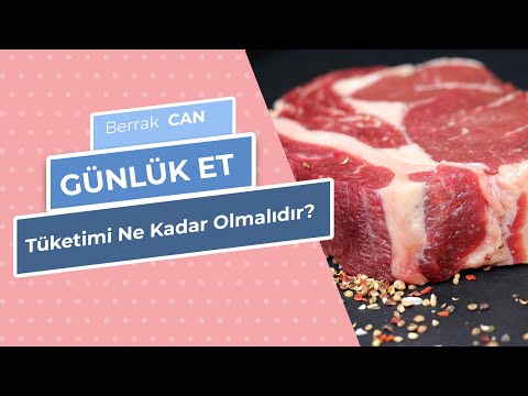 GÜNLÜK ET TÜKETİMİ NE KADAR OLMALIDIR?  Diyetisyen Berrak CAN