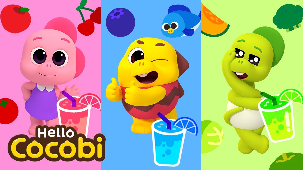 Learn Colors with Good Foods🌈Education Videos For Kids | Hello Cocobi ...