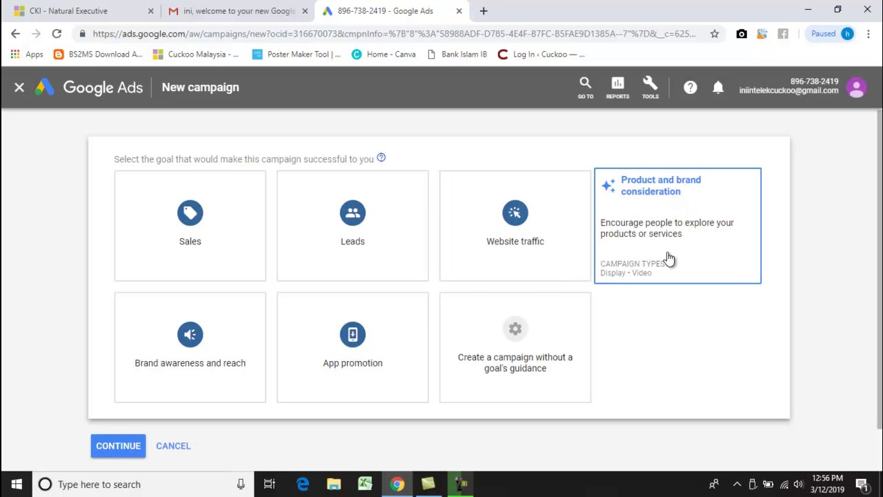 Setup google ads step by step (basic) - YouTube