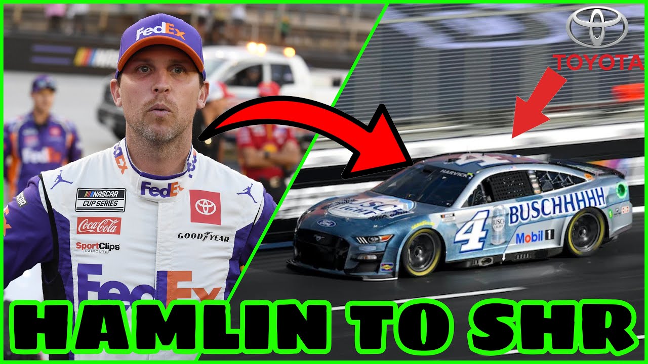 BREAKING NEWS: Denny Hamlin to join SHR in 2024 to drive no. 4 car, SHR ...