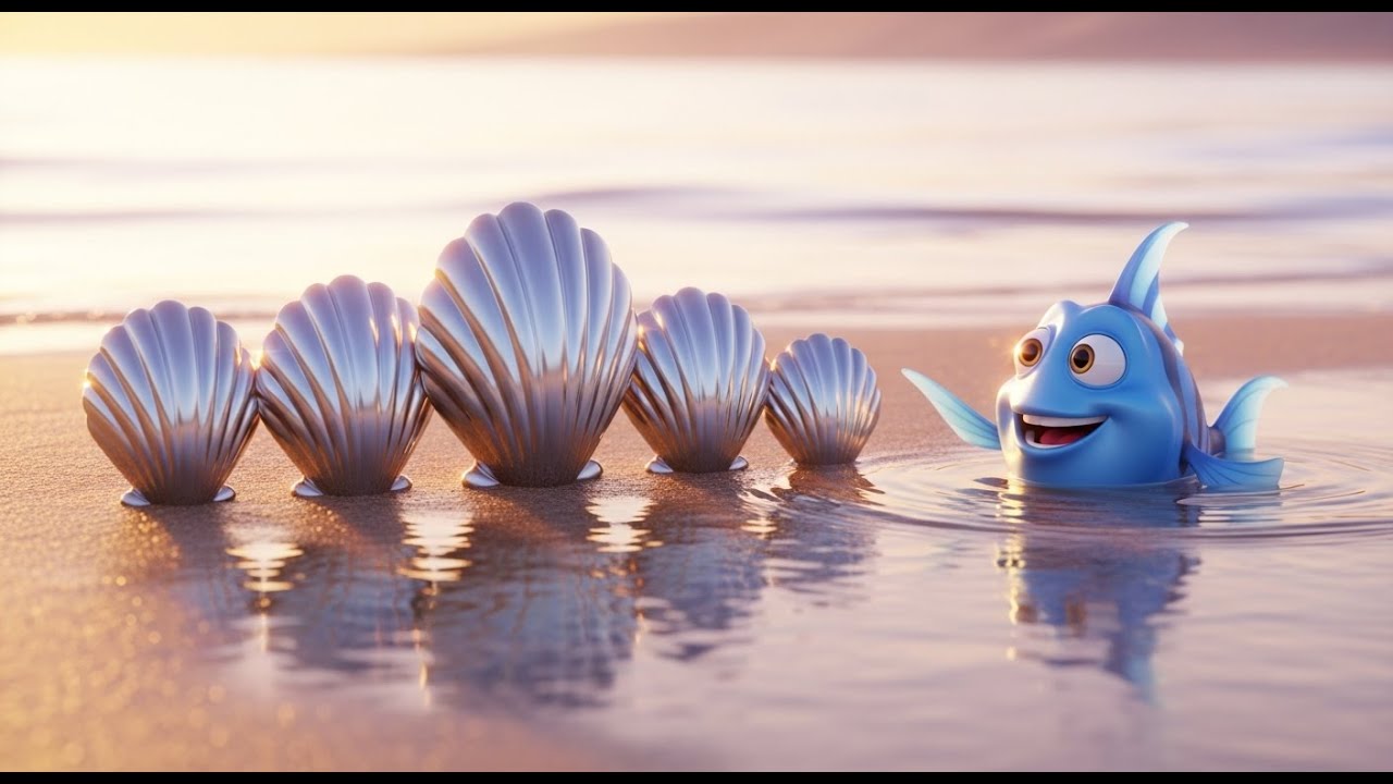 The Fish Who Counted Seashells | Best Nursery Rhymes and Kids Songs ...