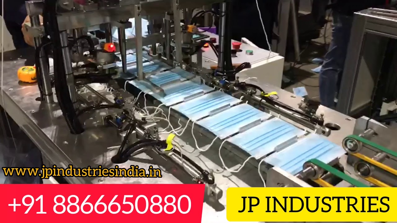 Automatic 3 ply Mask earloop welding machine call : +91 8866650880, +91 9727510387,+91 ...