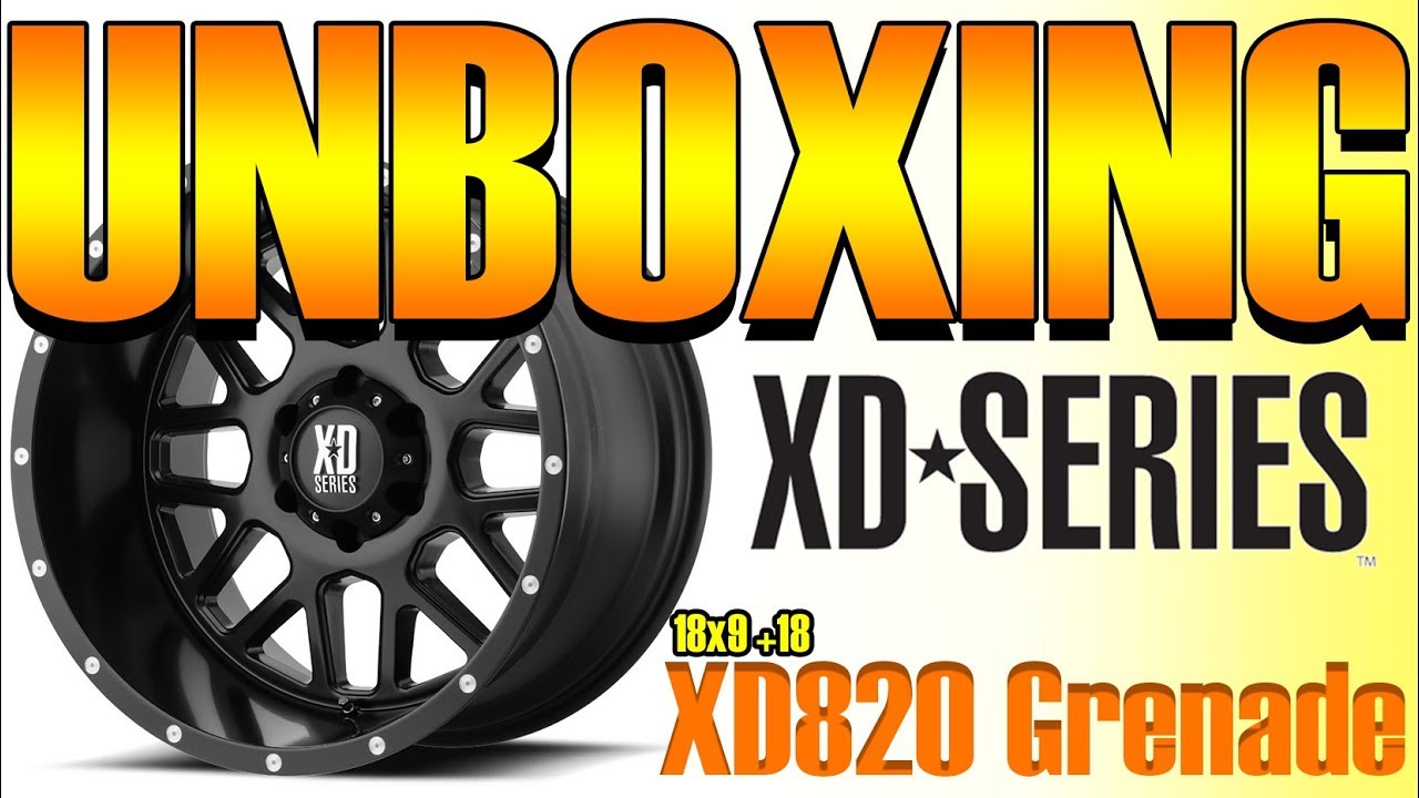 XD Series XD820 18x9 +18 Wheel Rim Unboxing - YouTube