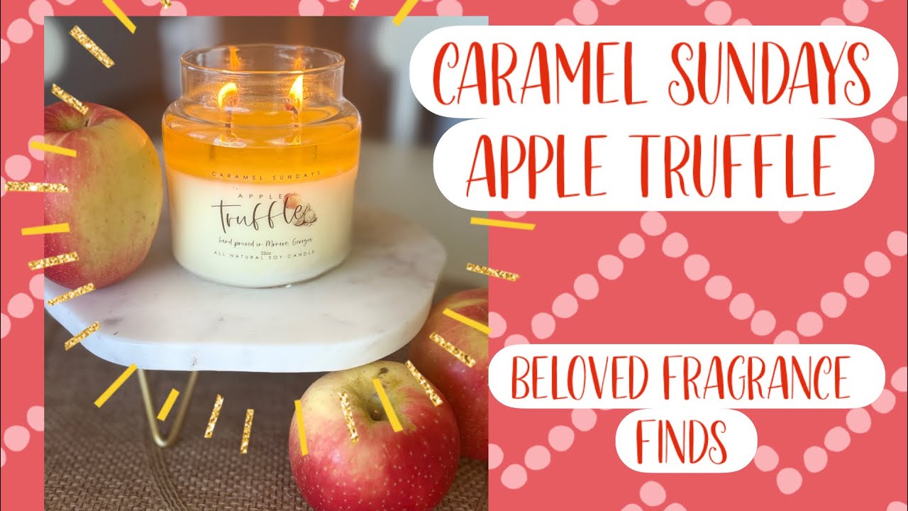 Caramel Sunday’s Candle Review | Apple Truffle 🍎🍫 | Sweet & Strong ...