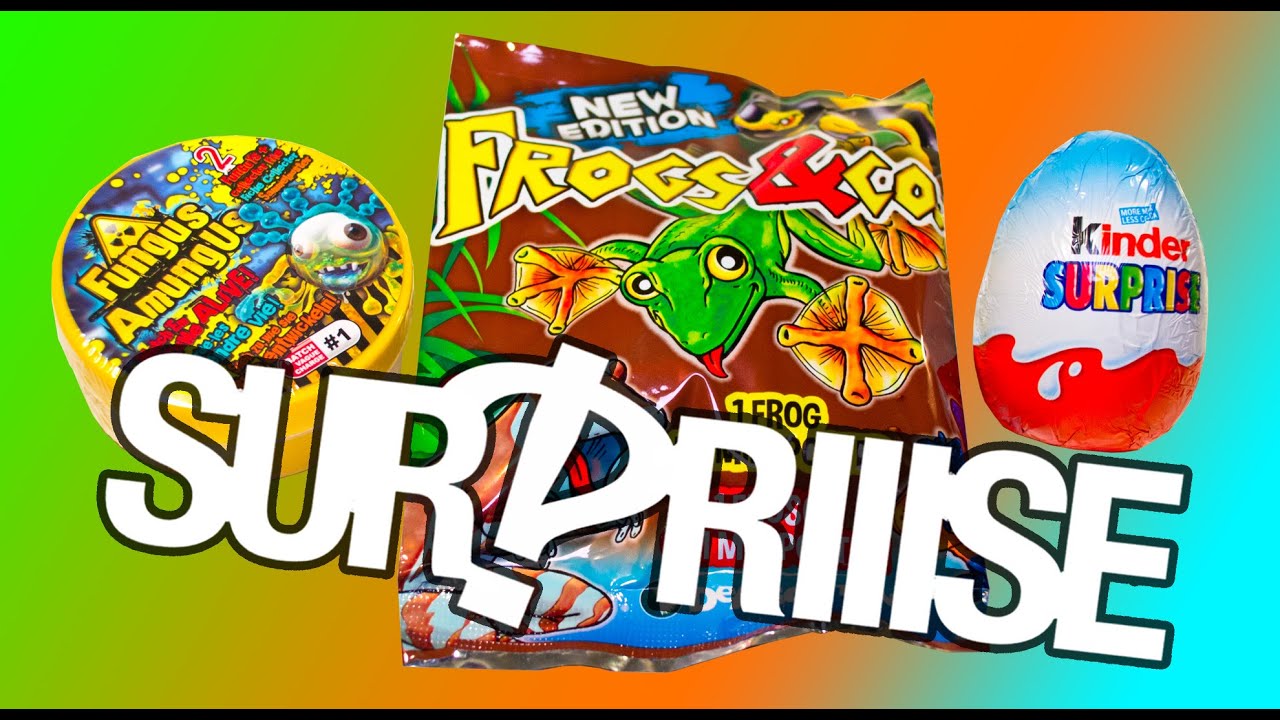 Fungus Amungus, Frogs & Co, Kinder Surprise Chocolate Egg! Surpriiise ...