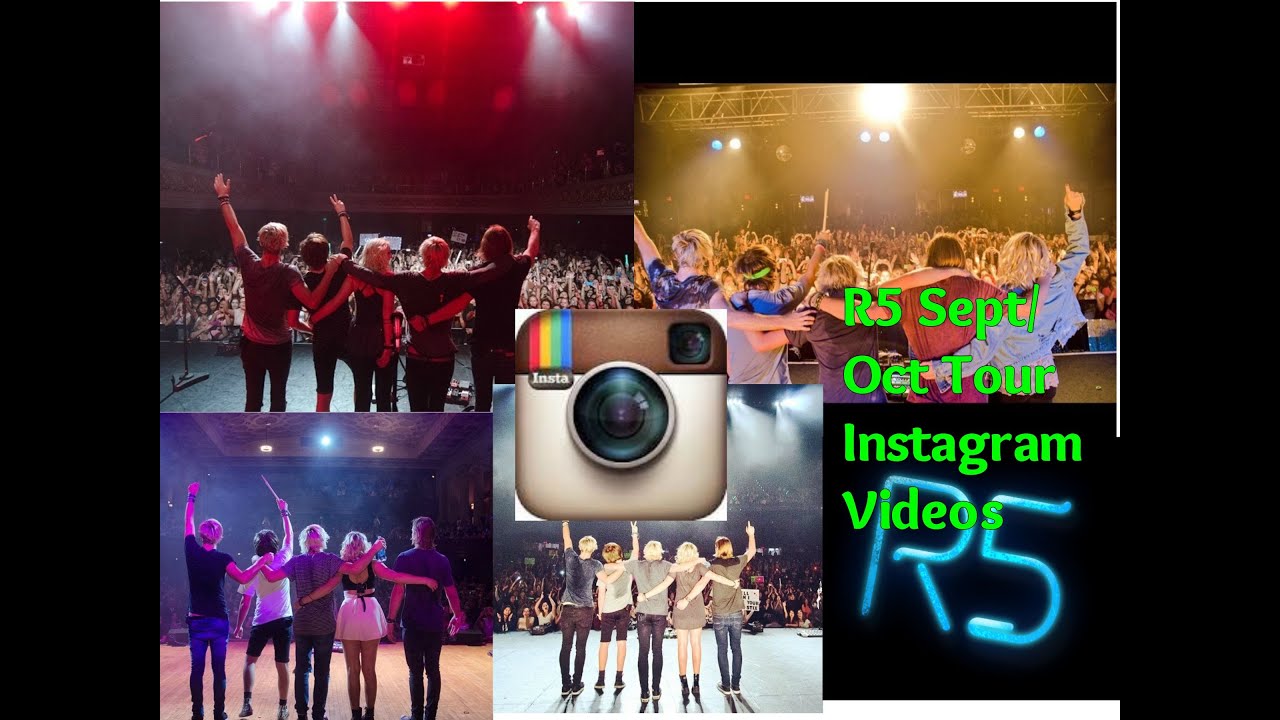 R5 SEPTEMBER/OCTOBER INSTAGRAM TOUR VIDEOS - YouTube