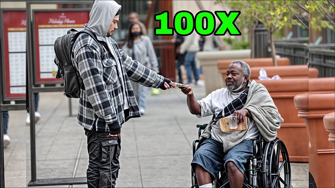 Asking Strangers For Money Then Giving Them 100x What They Give Me