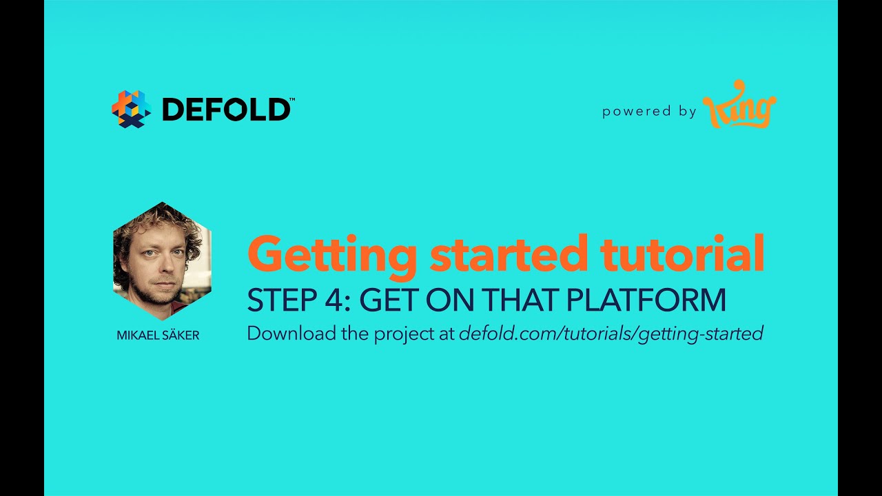 Defold Getting Started Tutorial Step 4 Get On That Platform Youtube