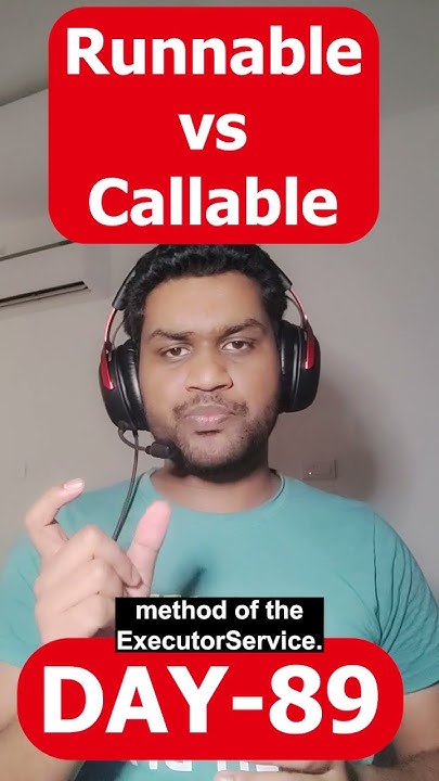 Runnable vs Callable #java #interview #interviewtips - YouTube