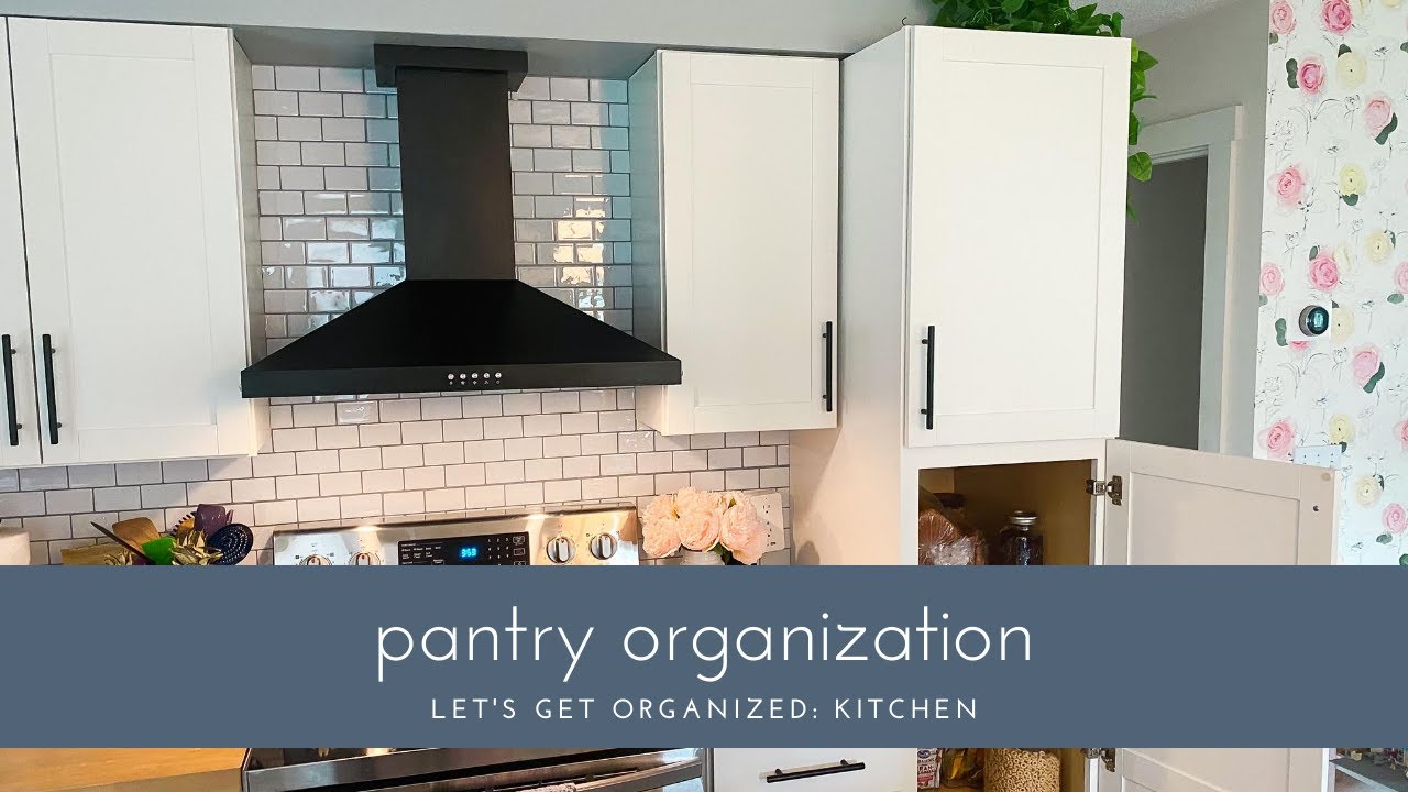 Kitchen Pantry Organization | LETS GET ORGANIZED | SMALL KITCHEN ...