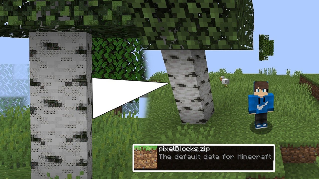 RESOURCE PACK PixelBlock MINECRAFT - SEMUA BLOCK TERDIRI dari BLOCK ...