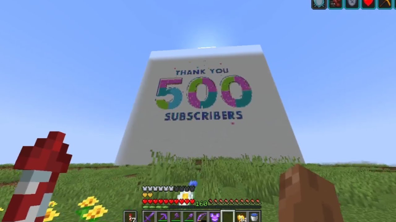 It's time to reveal this surprise in Minecraft 500 subscriber special ...