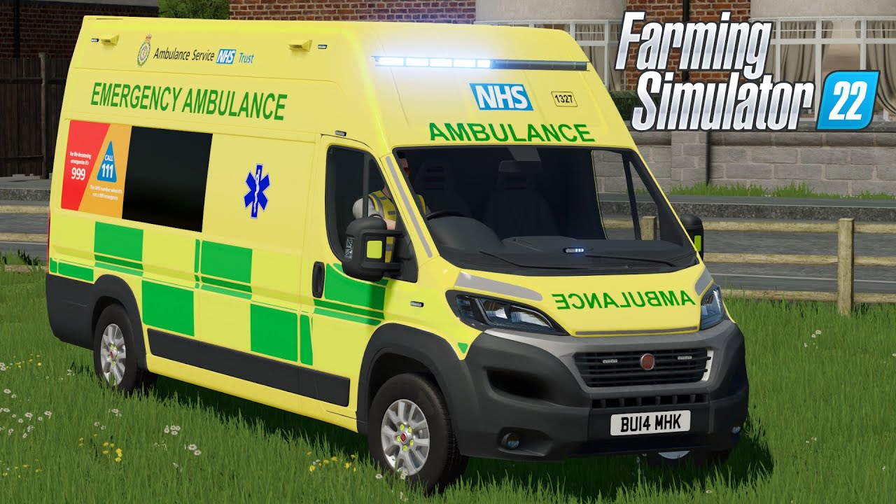 FS22 - 2014 Fiat Ducato Ambulance UK - BRITISH NEW CAR MOD for Farming ...