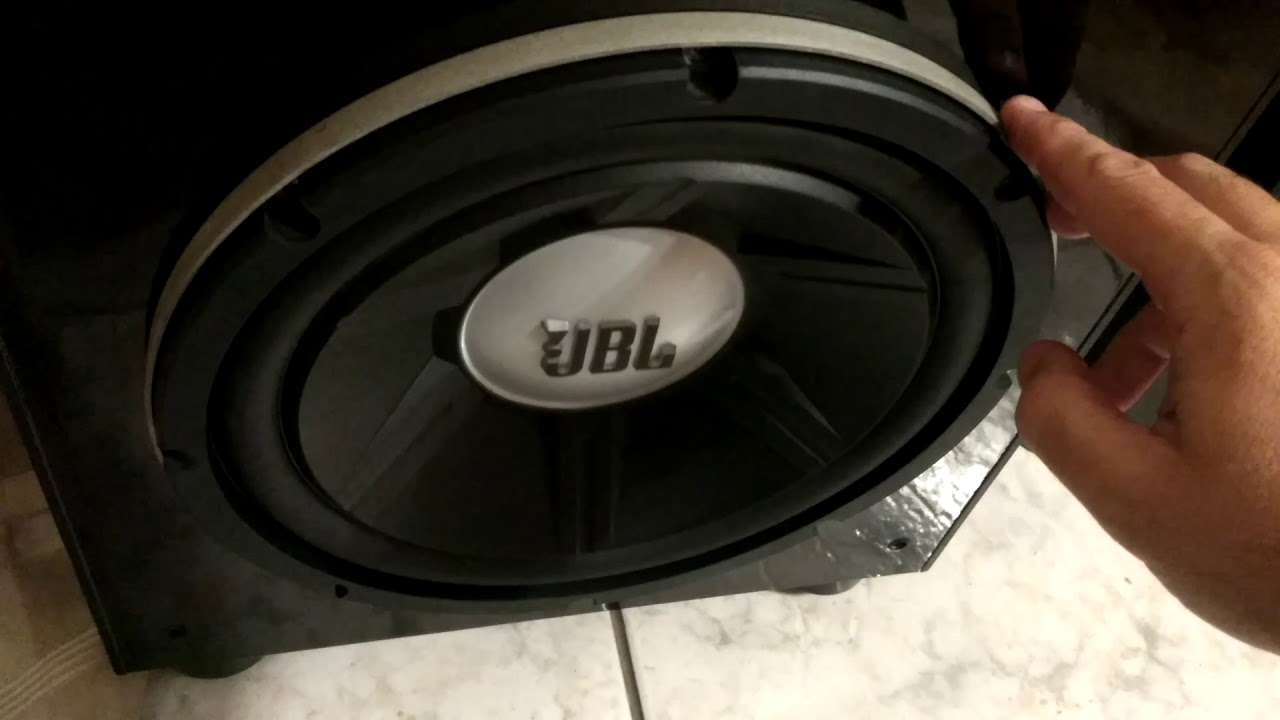 Subwoofer JBL ES250P com alto falante JBL GTO1214 - YouTube
