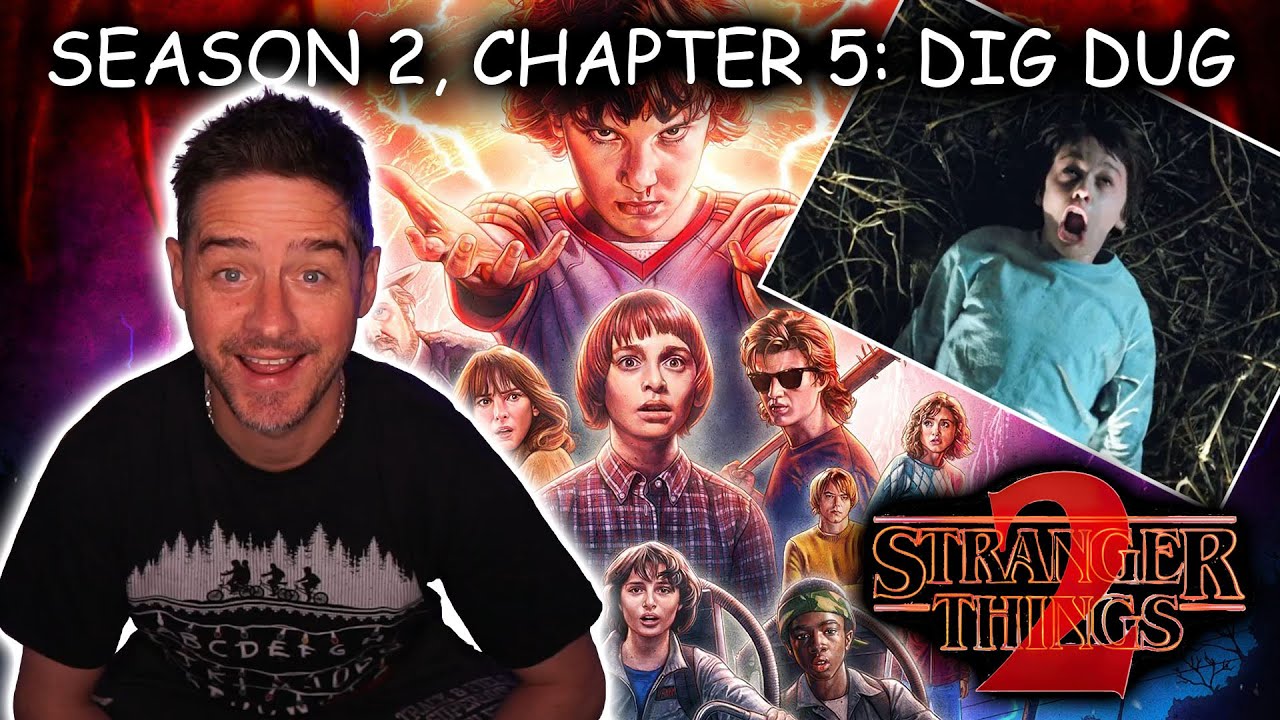 Stranger Things | 2x5: "Dig Dug" (FIRST TIME WATCHING REACTION) - YouTube