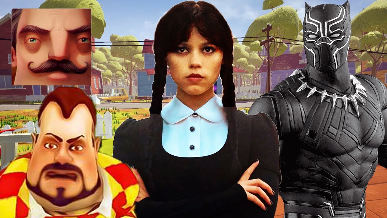 Hello Neighbor - New Neighbor Dark Riddle Black Panther Ant-Man ...