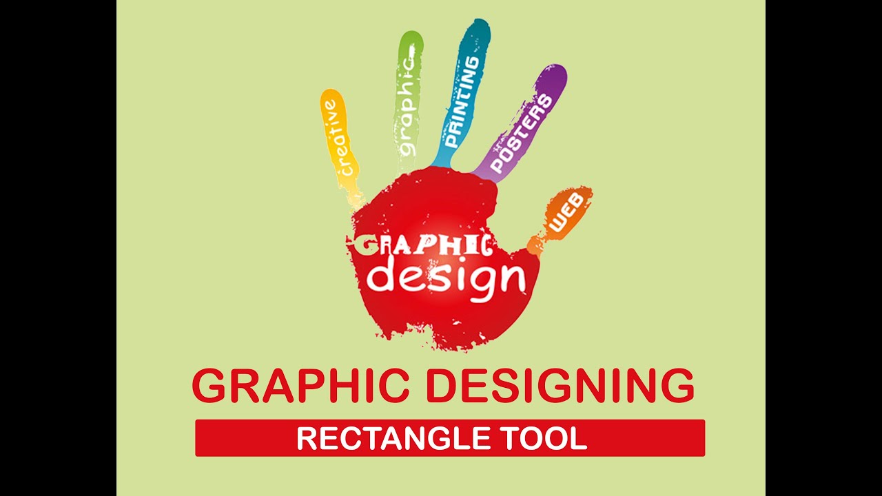 GRAPHIC DESIGNING RECTANGLE TOOL - YouTube