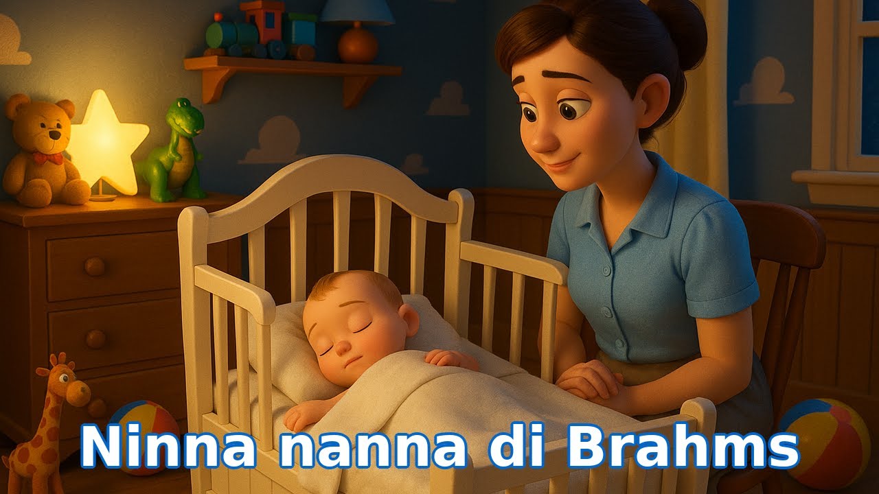 Ninna nanna di Brahms 🎵 | Canzoni per Bambini | Filastrocche Italiane ...