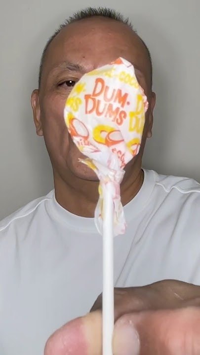 👂 ASMR DUM DUMS LOLLIPOP CANDY PINEAPPLE-COCONUT FLAVOR EATING SOUNDS 👂 ...