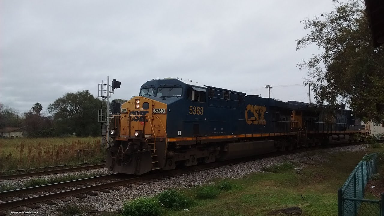 Tropicana juice train with Tier 4 in the trail - YouTube