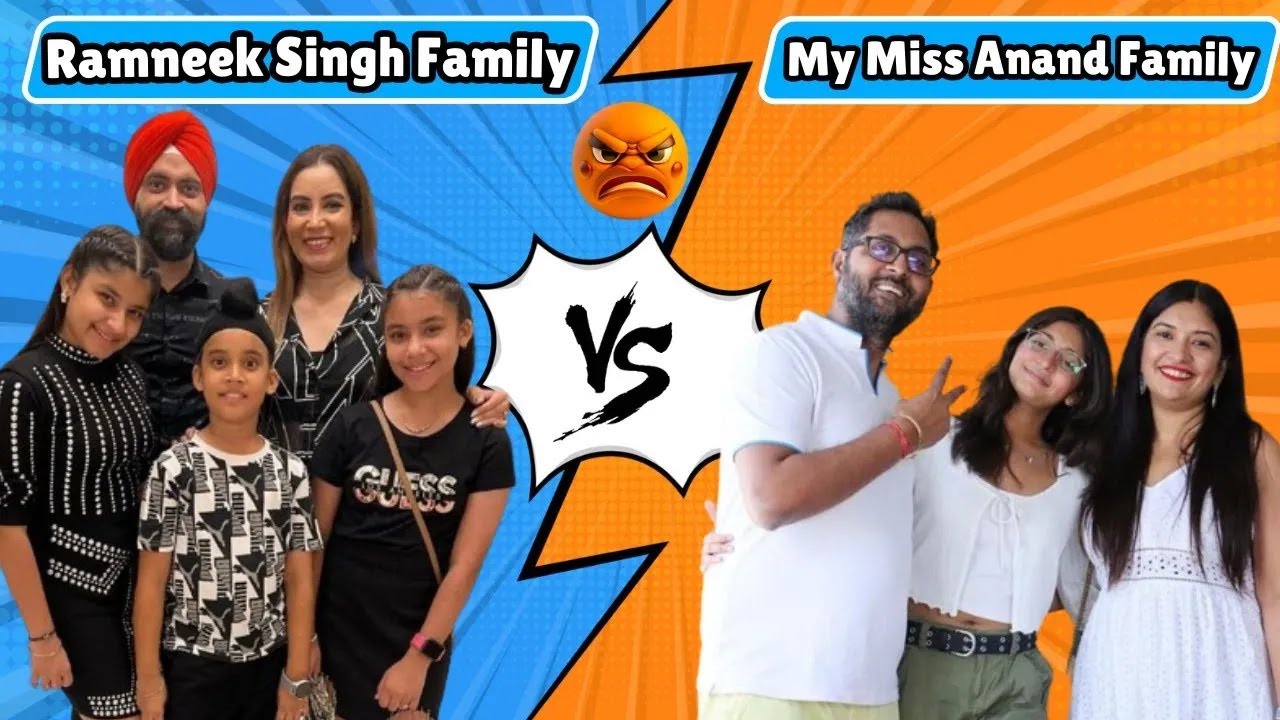 Who Knows Each Other Better ? My Miss Anand Vs Ramneek Singh Family | Ramneek Singh 1313 - YouTube