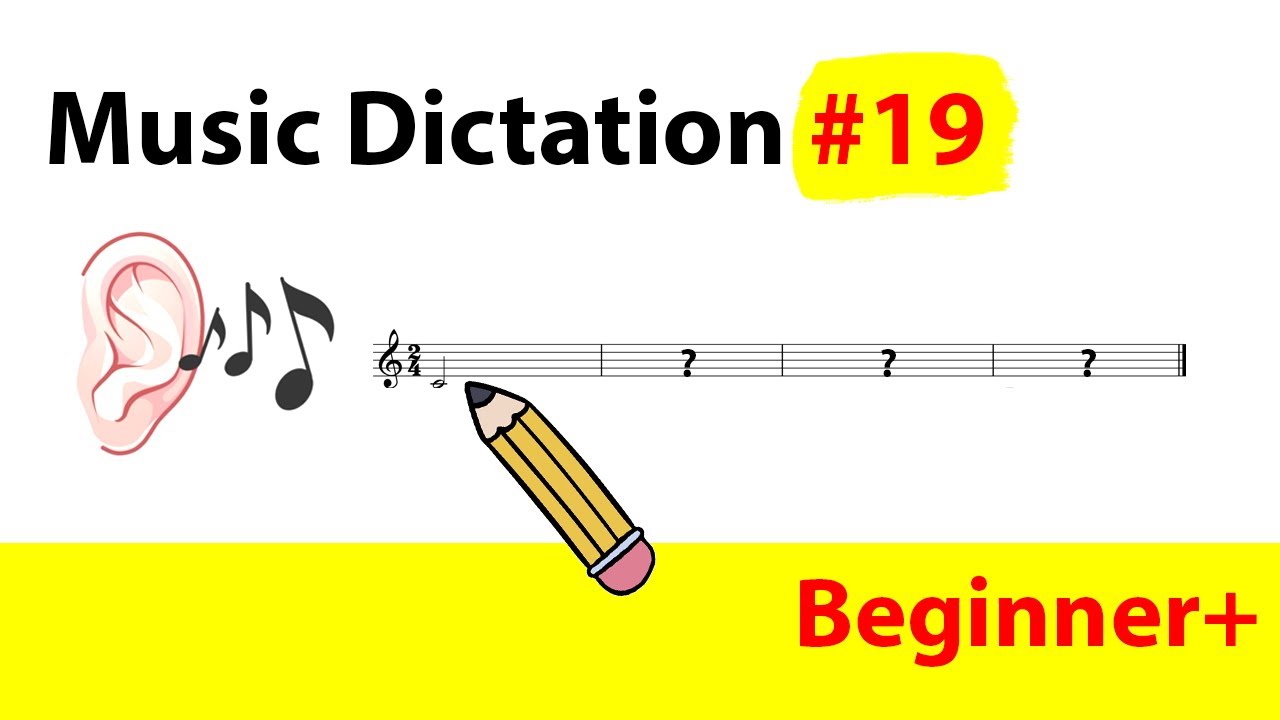 Melodic Music Dictation Tutorial For Beginners: Learn C Major Notes And ...