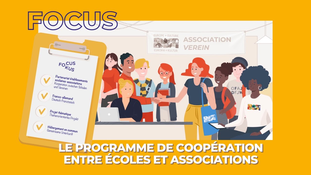 FOCUS | Le programme de coopération entre écoles et associations - YouTube