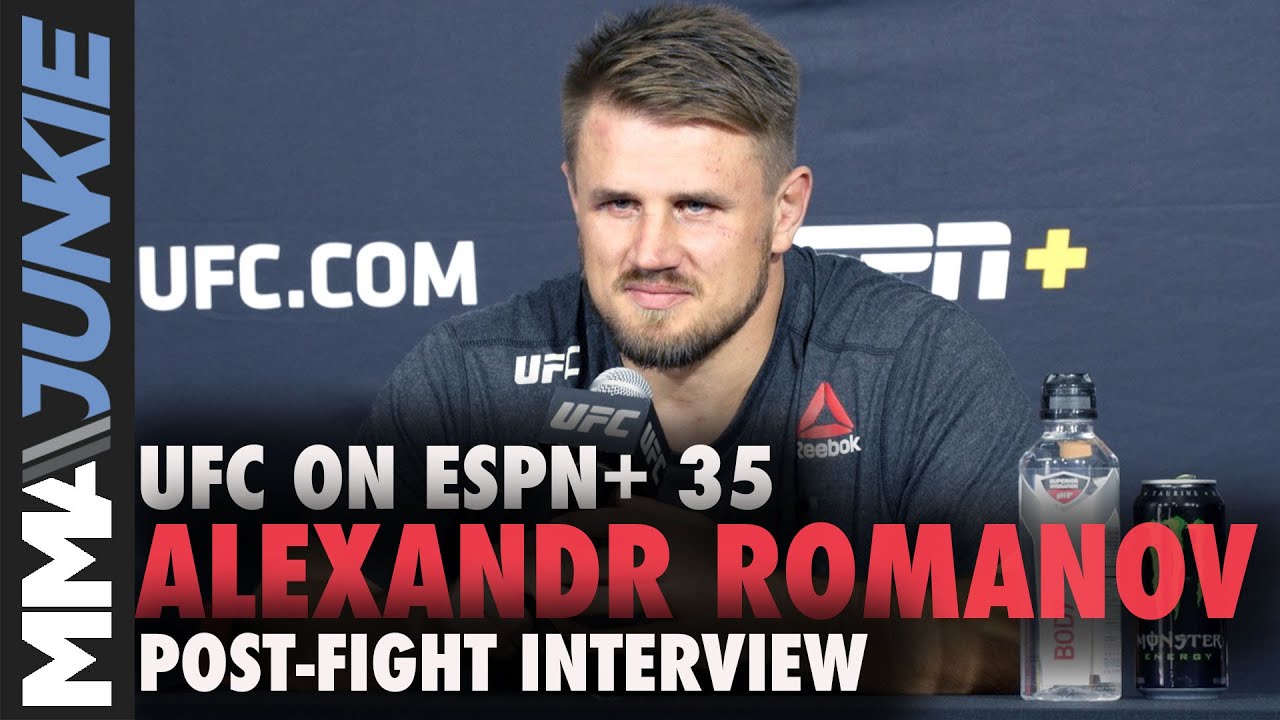 Alexandr Romanov aims to make impact after debut | UFC on ESPN+ 35 post ...